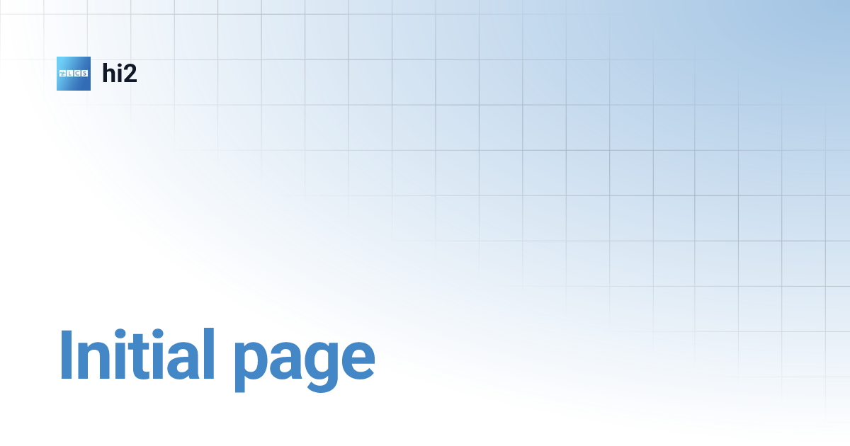 Initial page | hi2